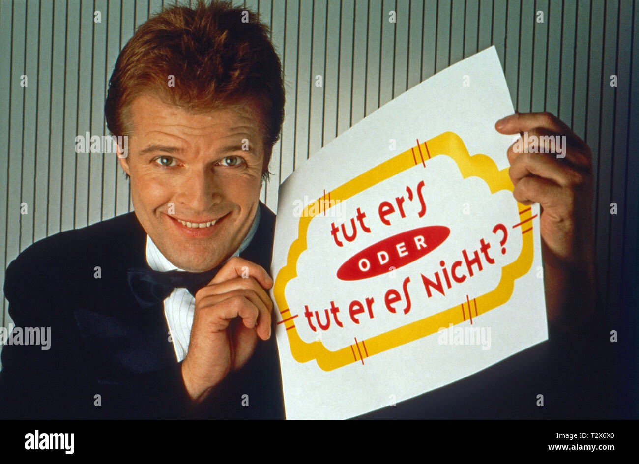 Peter Jan Rens, oder tut er es Moderator der RTL-Spielshow "Tut er's ...