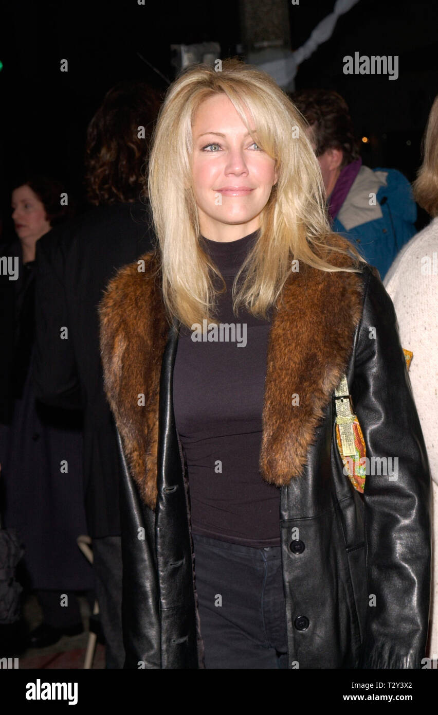 LOS ANGELES, Ca. April 17, 2000: Schauspielerin Heather Locklear bei ...