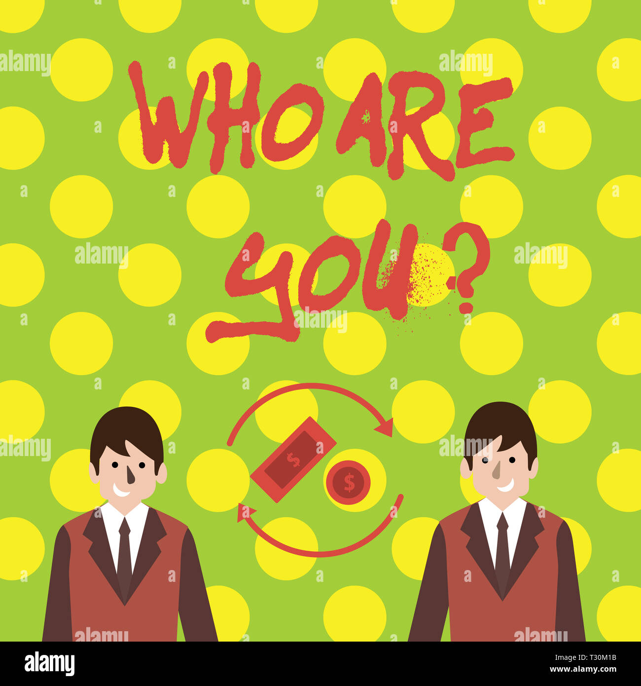 Konzeptionelle Handschrift zeigt, wer Sie sind. Konzept Sinn die Frage ...