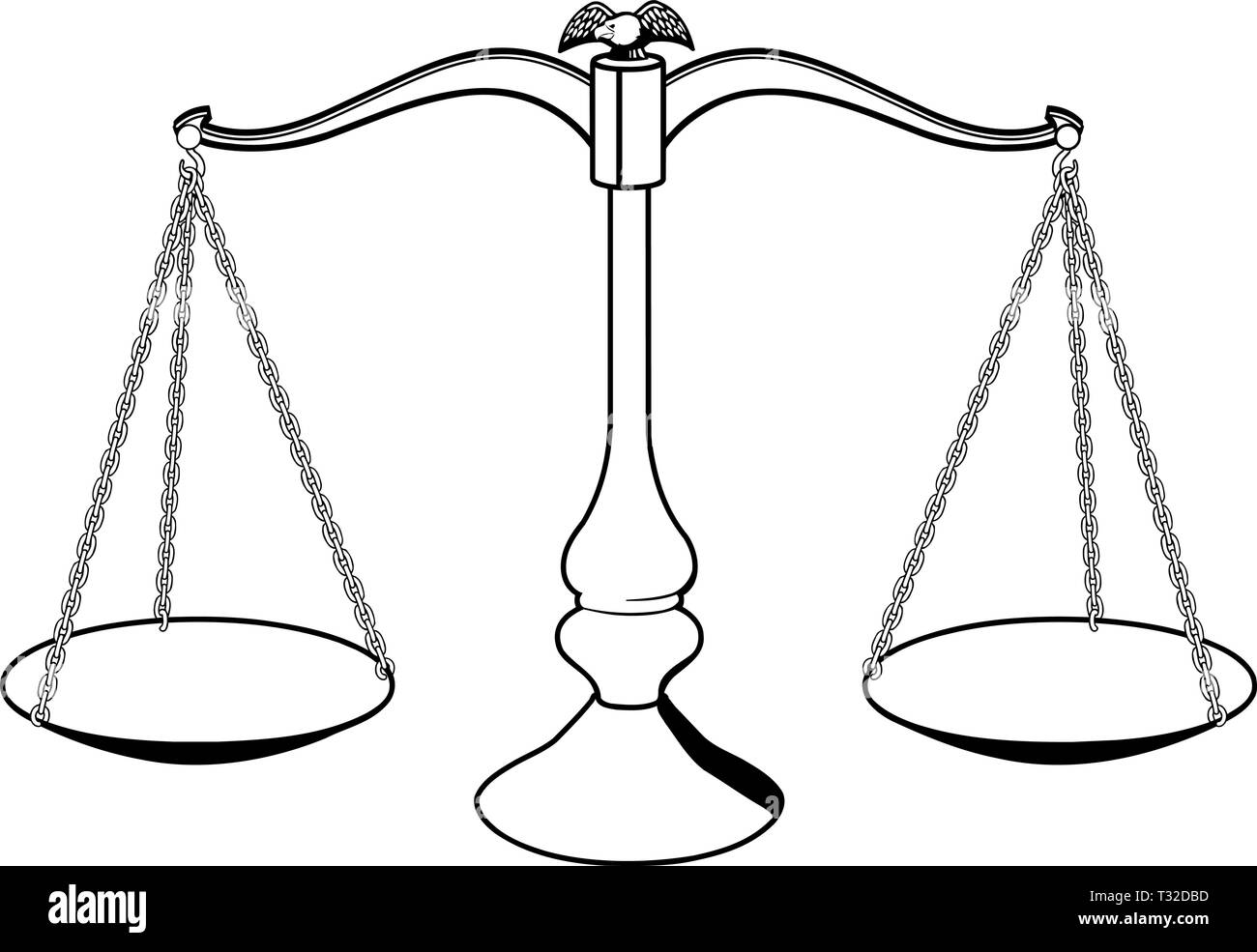 Maßstab Vector Illustration Stock-Vektorgrafik - Alamy