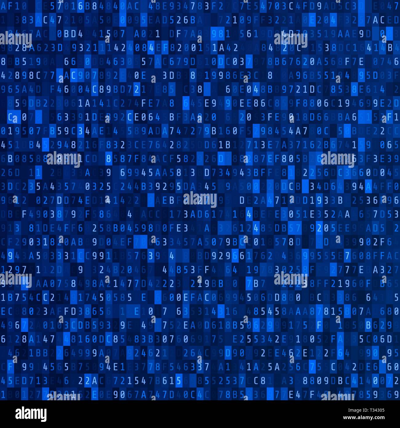 Technology concept hex code digital background -Fotos und -Bildmaterial ...