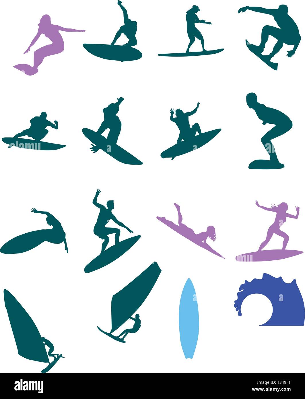 Vektor vektoren surfen -Fotos und -Bildmaterial in hoher Auflösung – Alamy
