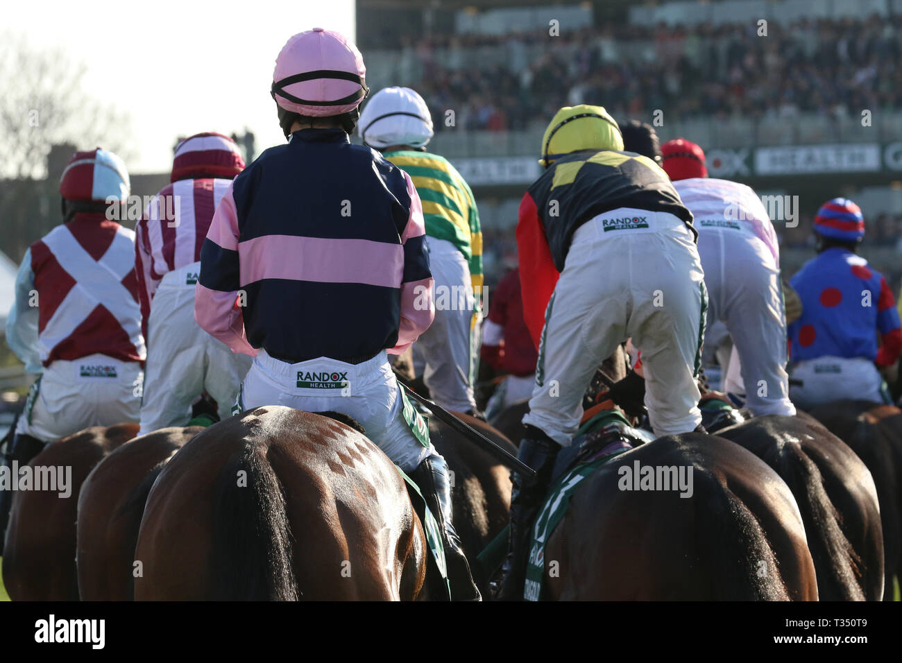 Grand National Line-up Racing Jockeys Besitzer Hemdfarben, Jockey ...