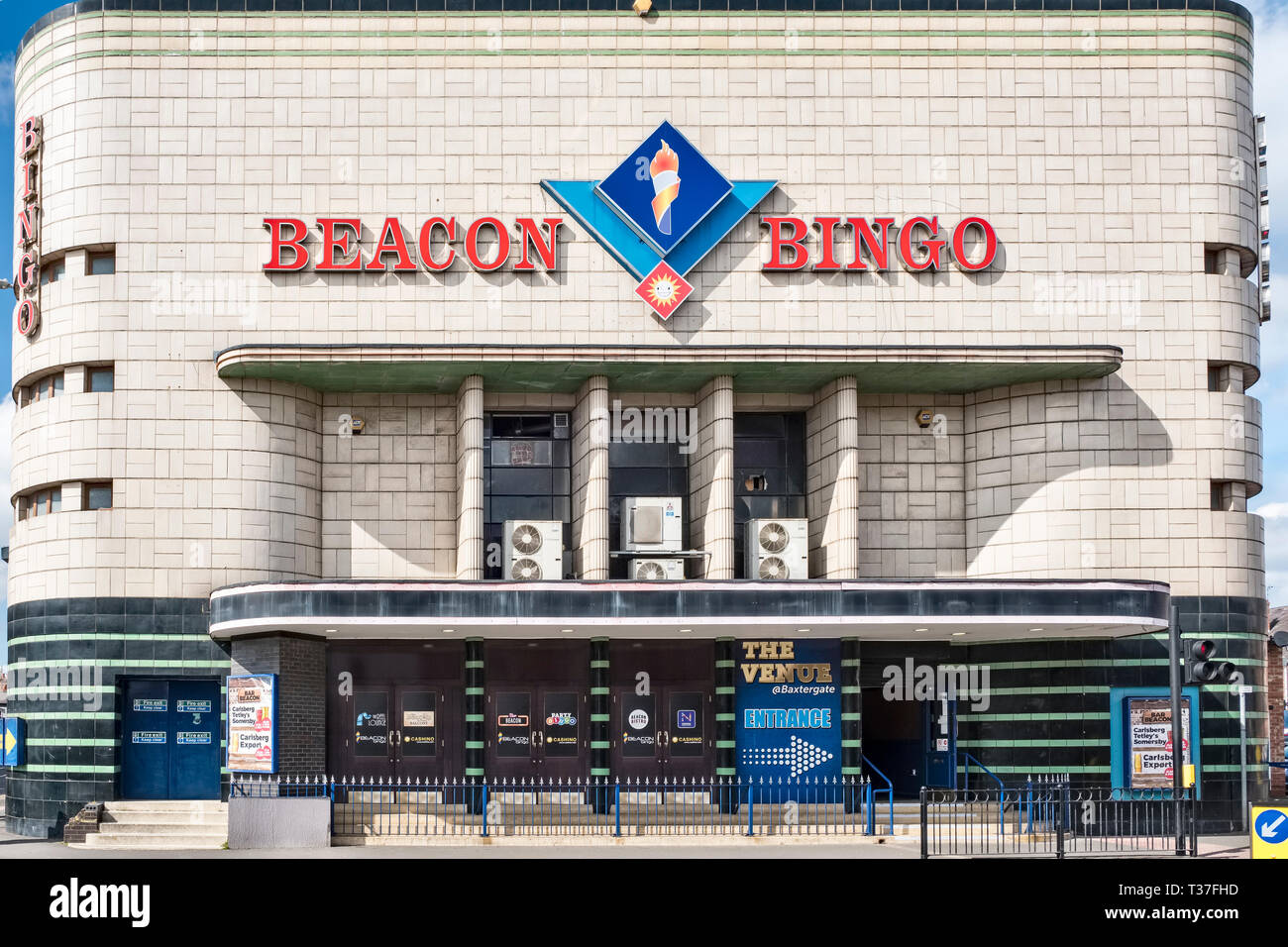 Loughborough, Leicestershire, UK. Seit 1970 die Beacon Bingo Hall hat ...