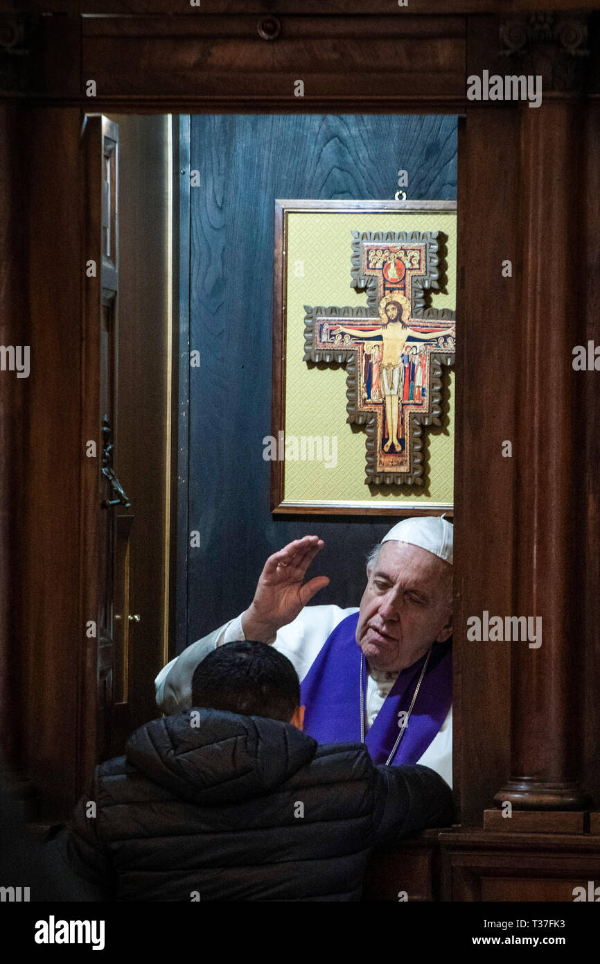 Papst Franziskus trifft den Klerus der Diözese Rom in der ...