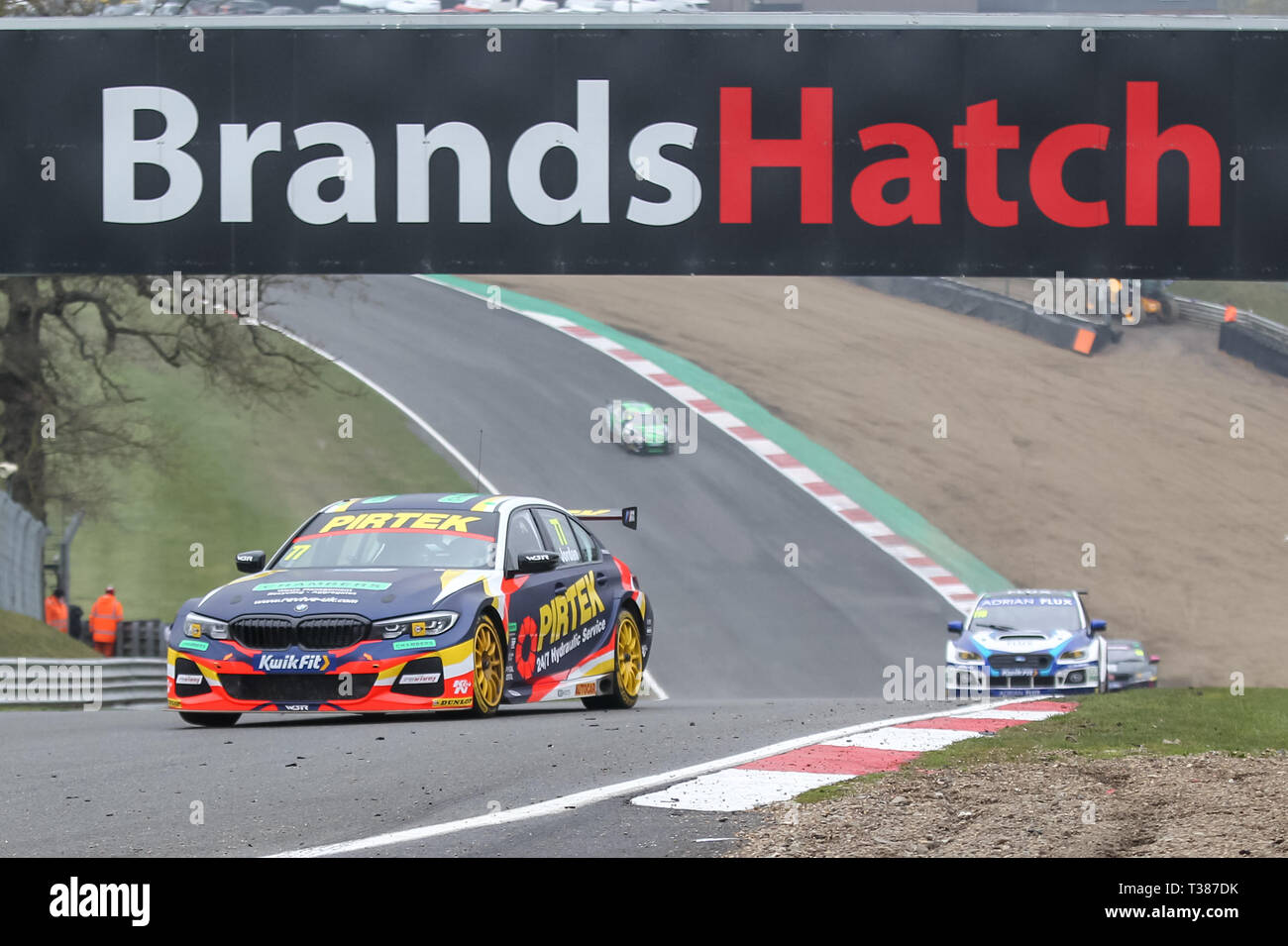 Longfield, UK. 07 Apr, 2019. Andrew Jordan in der BMW Pirtek Racing BMW ...