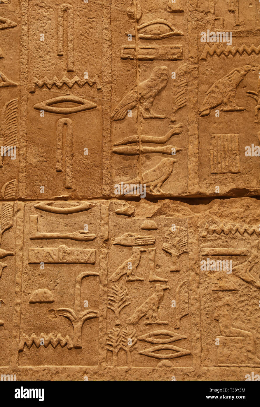 Hieroglyphen braun -Fotos und -Bildmaterial in hoher Auflösung – Alamy
