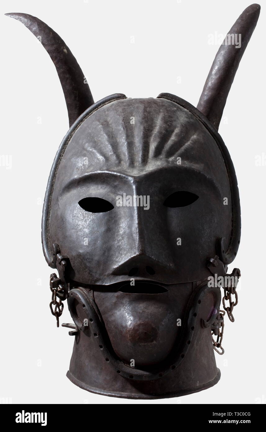 Die Maske der Scham, Historismus Zeitraum im Stil des 16. Jahrhunderts ...