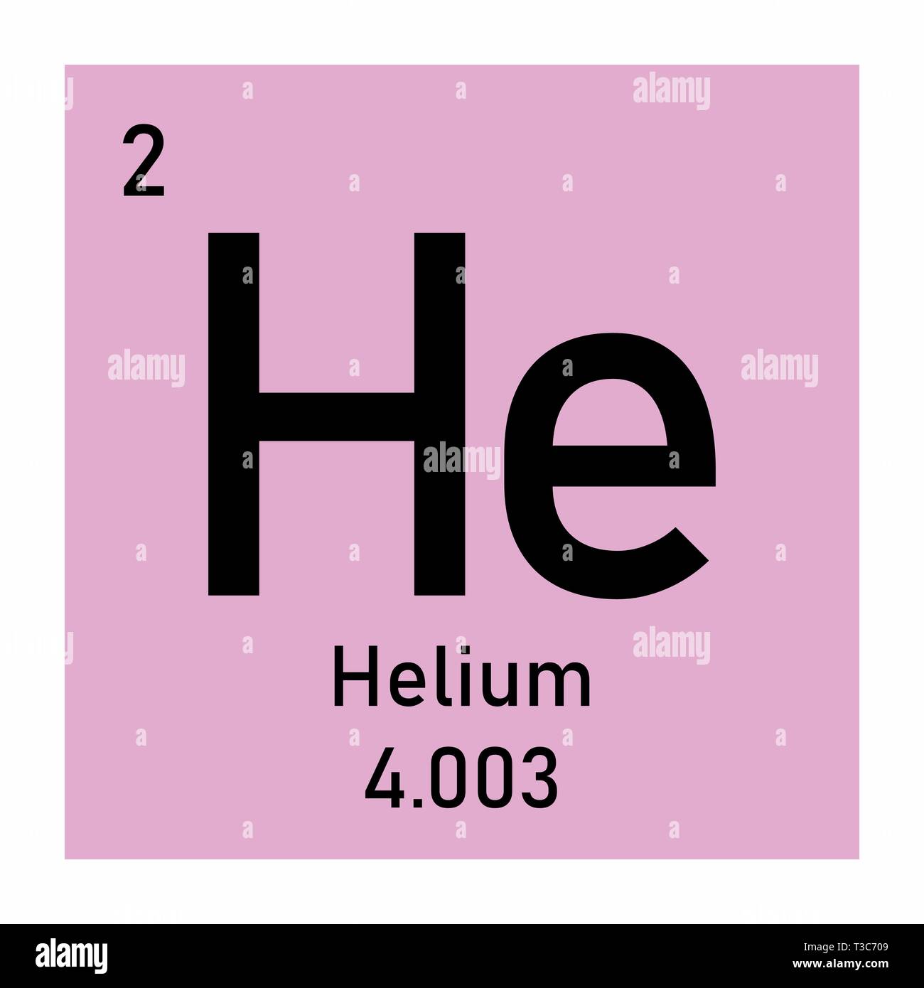 Helium chemical element periodic table -Fotos und -Bildmaterial in ...