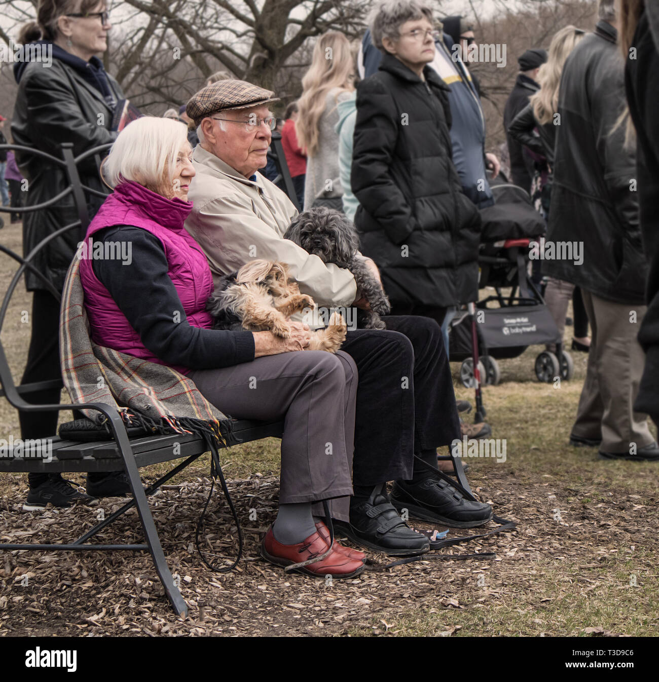 Senioren auf einer parkbank -Fotos und -Bildmaterial in hoher Auflösung ...