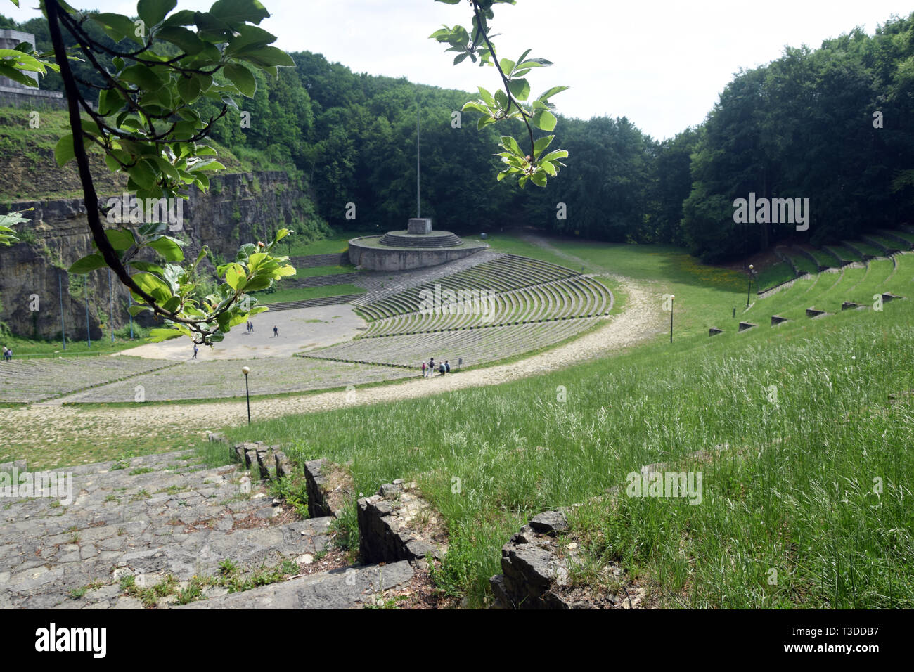 Amphitheater am St. Anna. Alte deutsche (Nazi) Amphitheater in Polen ...