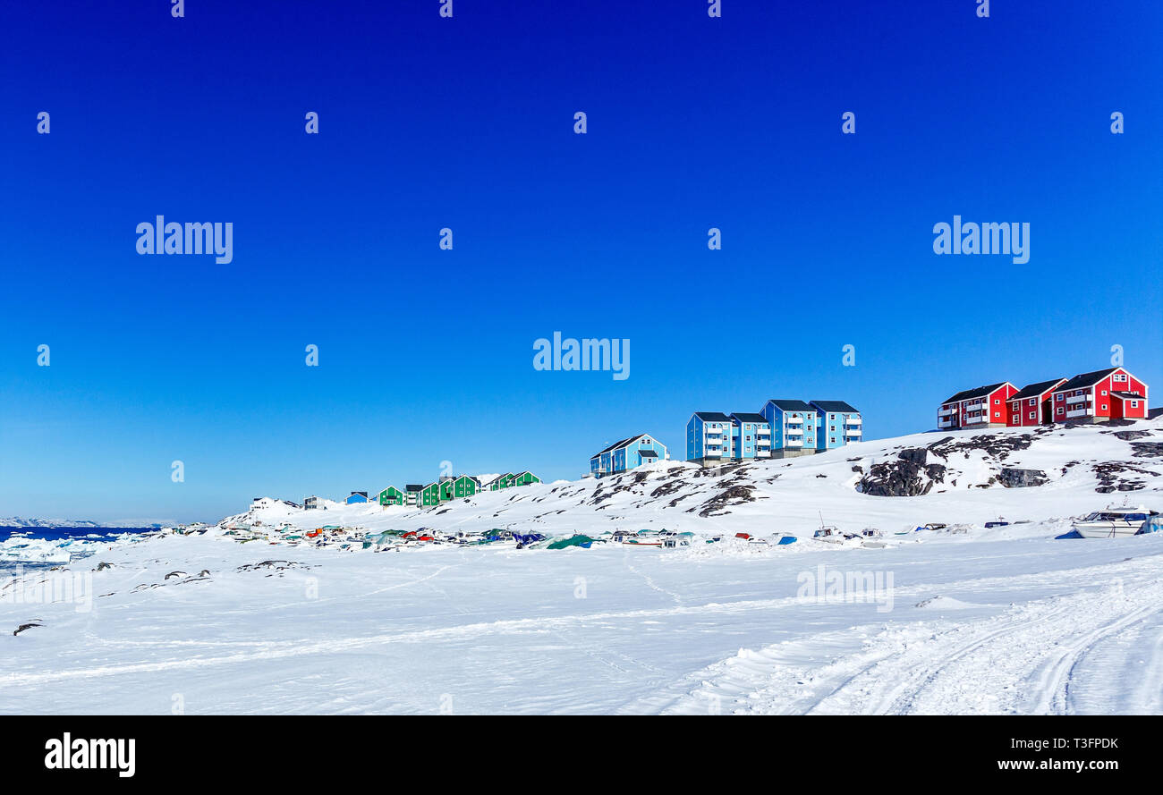 Inuit Town Greenland Stockfotos und -bilder Kaufen - Alamy
