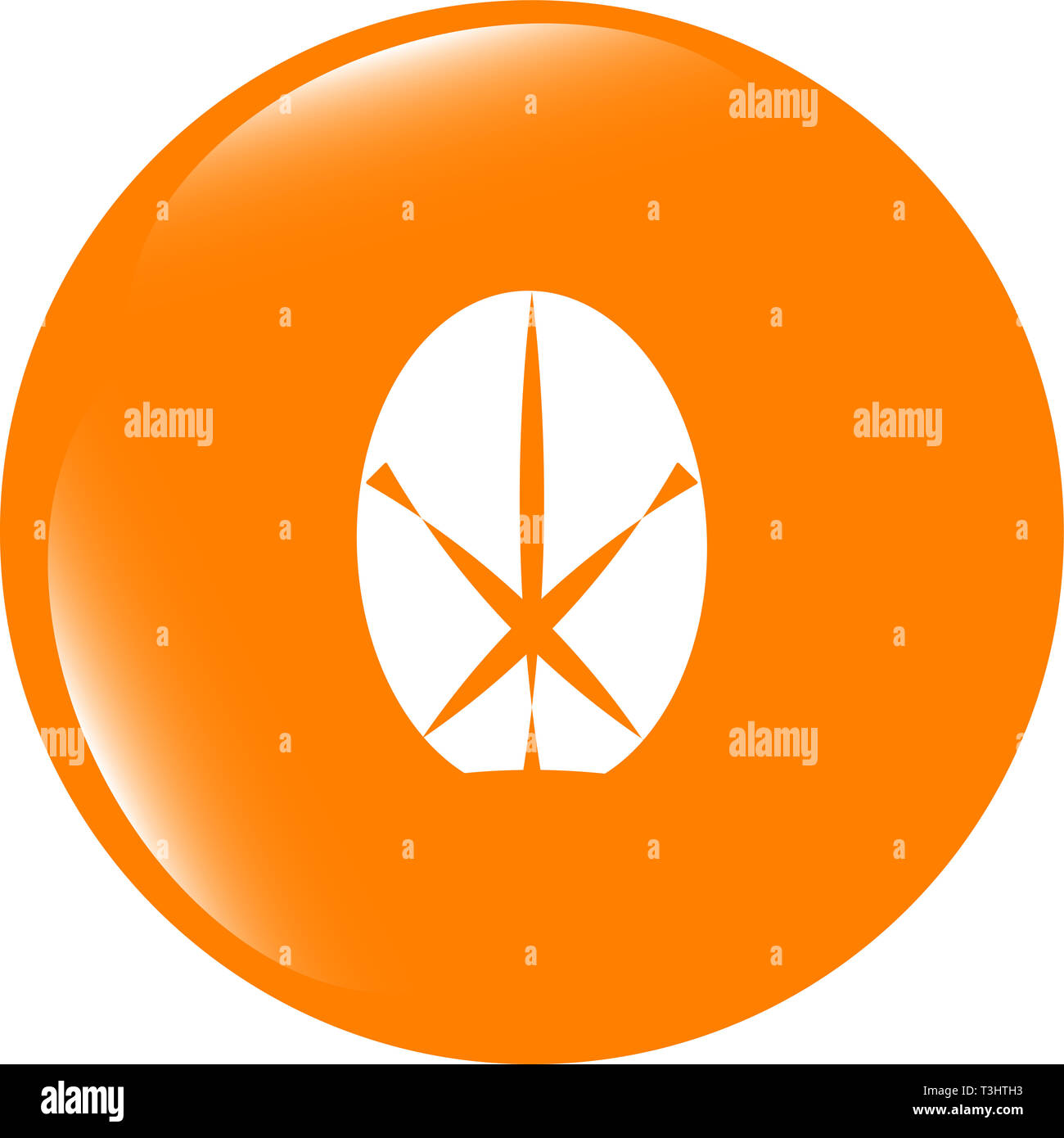 Osterei-Schild-Symbol. Ostern Tradition symbol Stockfotografie - Alamy