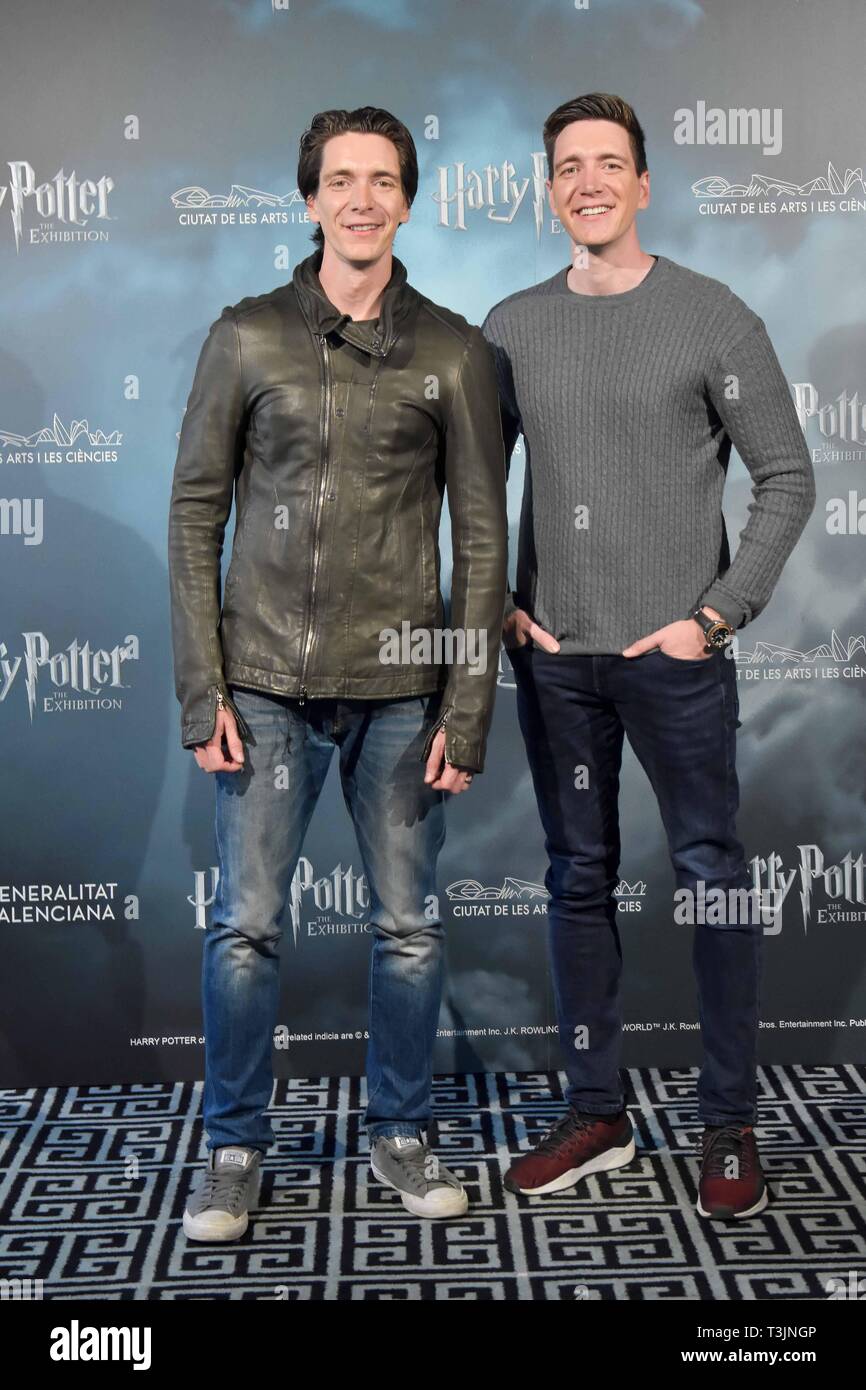 10/04/2019. - Harry Potter der Ausstellungen. Natalia Tena y James y ...
