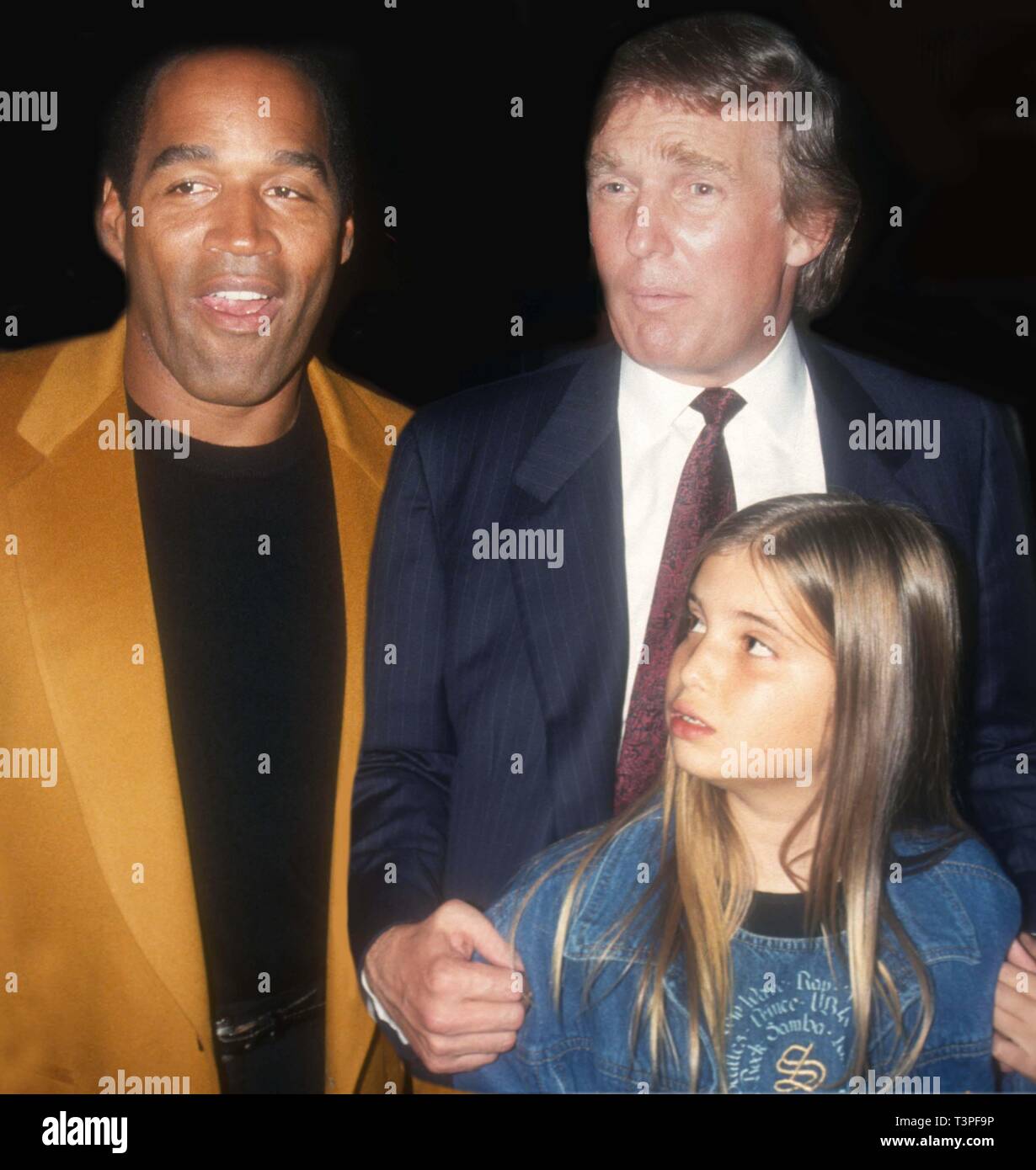 OJ Simpson Donald Trump und Ivanka Trump Eröffnung 1993 von Harley ...