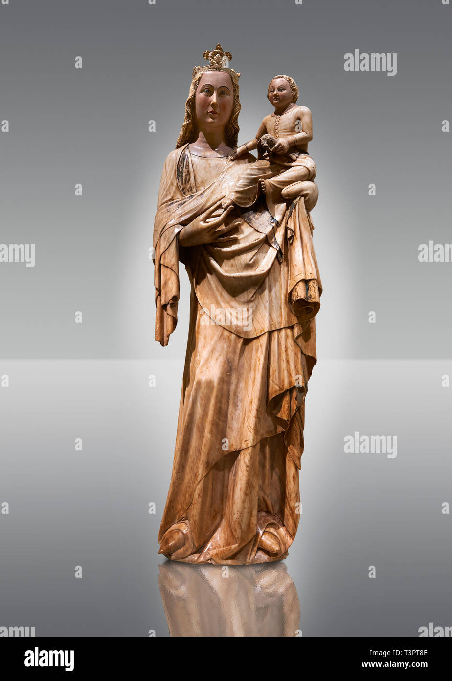 Mittelalterliche Holzgeschnitzte Statue Stockfotos und -bilder Kaufen - Alamy