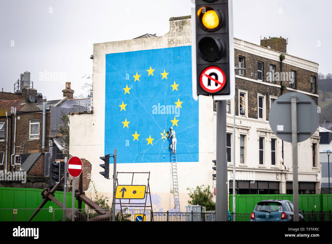 Was als nächstes für Brexit?? Banksys berühmte Brexit Wandbild steht ...