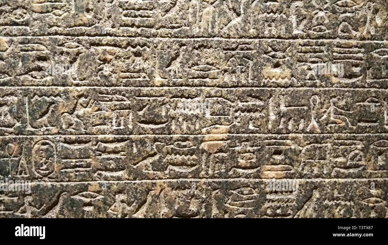 Hieroglyphen alphabet -Fotos und -Bildmaterial in hoher Auflösung – Alamy