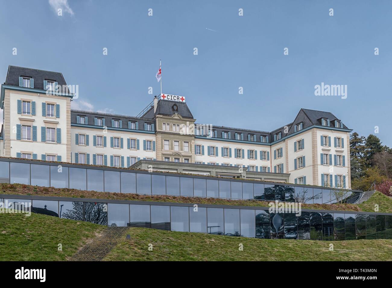 Ikrk-Hauptsitz in Genf, Schweiz, Internationales Komitee vom Roten ...