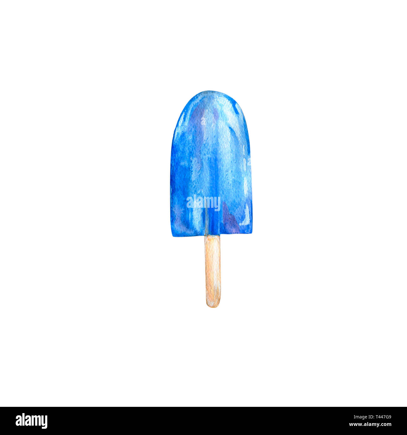 Eis aquarell Eis am Stiel clip art Zeichnung Abbildung geometrische ...