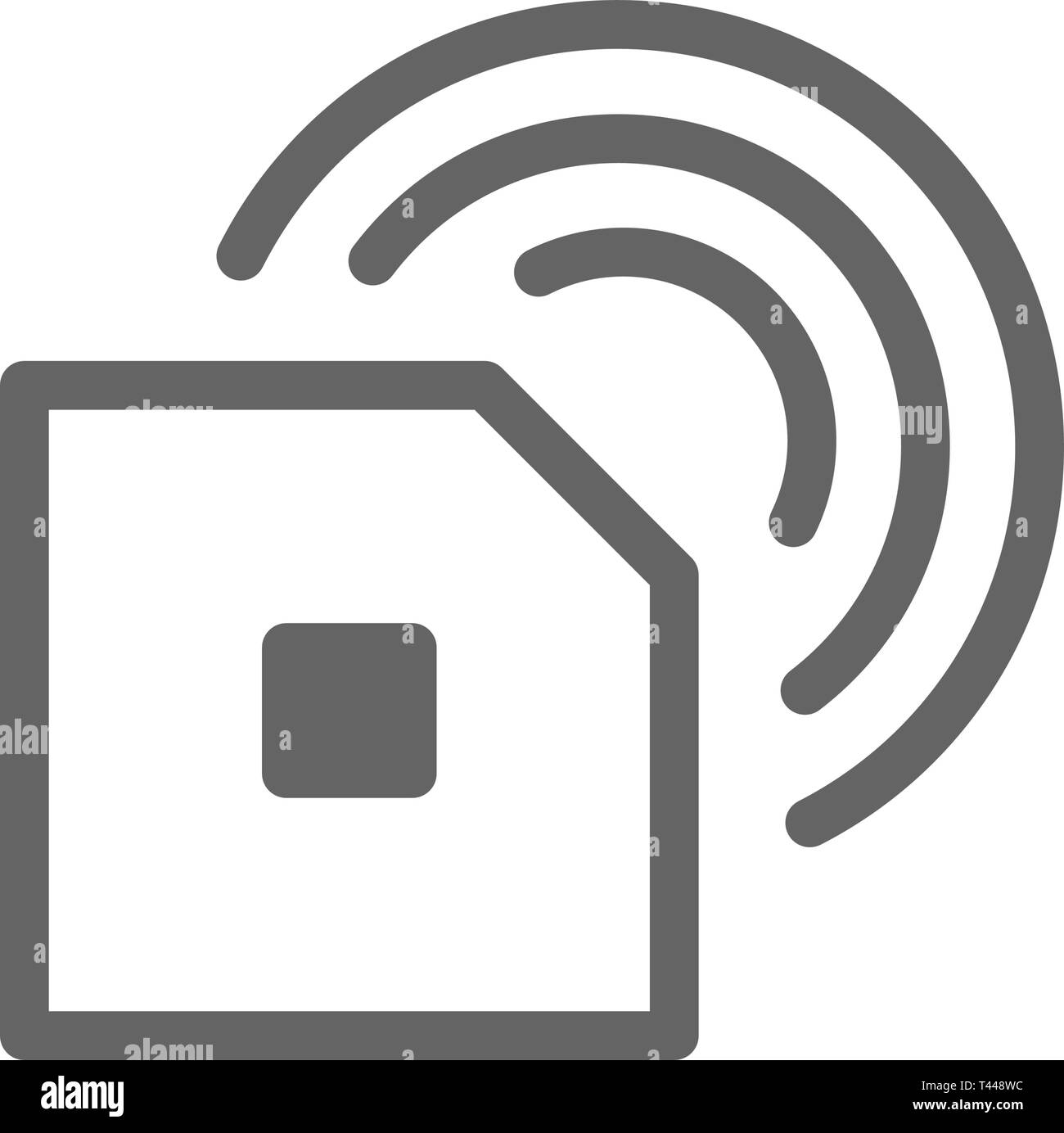 Rfid funkfrequenzidentifikation Stock-Vektorgrafiken kaufen - Alamy