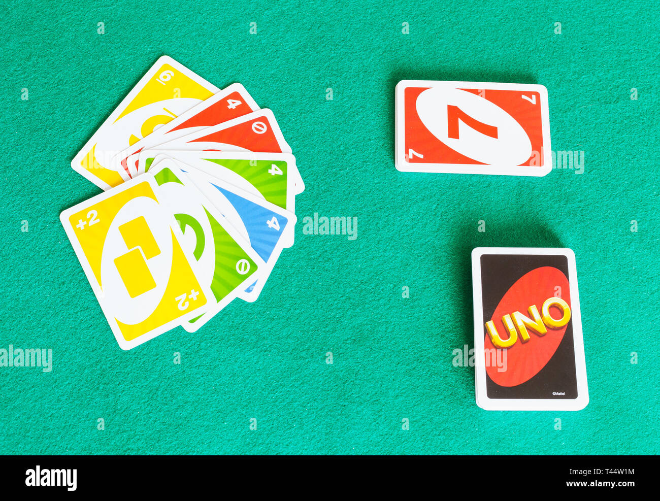 Uno card playing -Fotos und -Bildmaterial in hoher Auflösung – Alamy