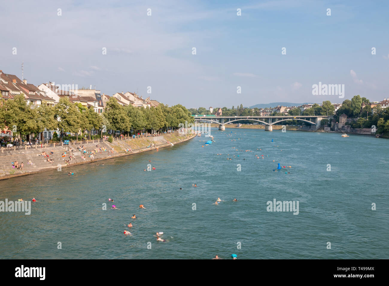 Basel Landscape Rhine Switzerland Stockfotos und -bilder Kaufen - Alamy