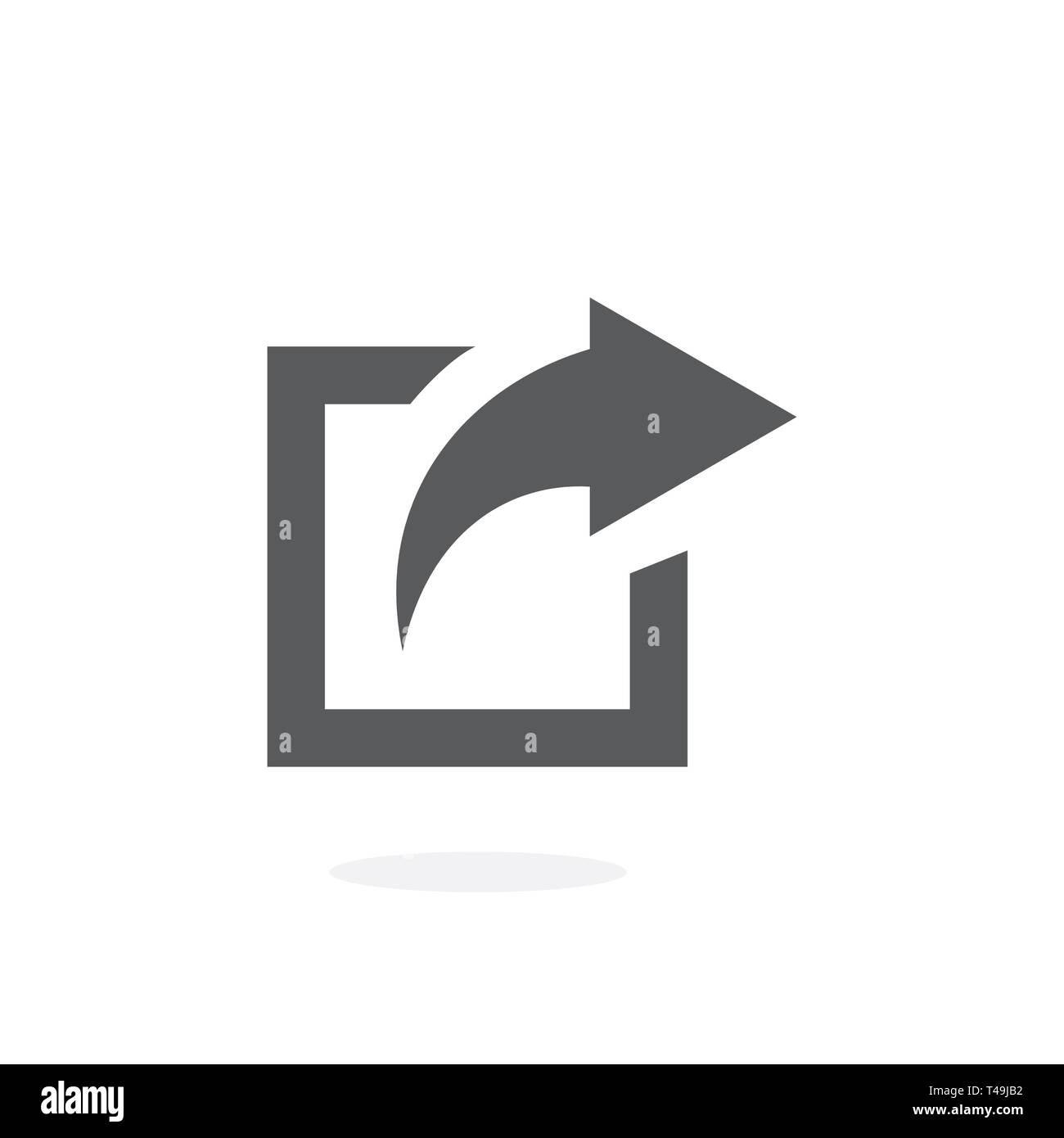 Freigabe-symbol Vector Illustration Stock-Vektorgrafik - Alamy