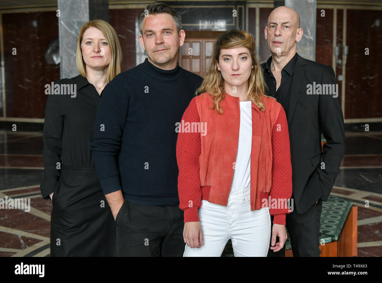 Berlin, Deutschland. 12 Apr, 2019. Das neue Management Team der ...
