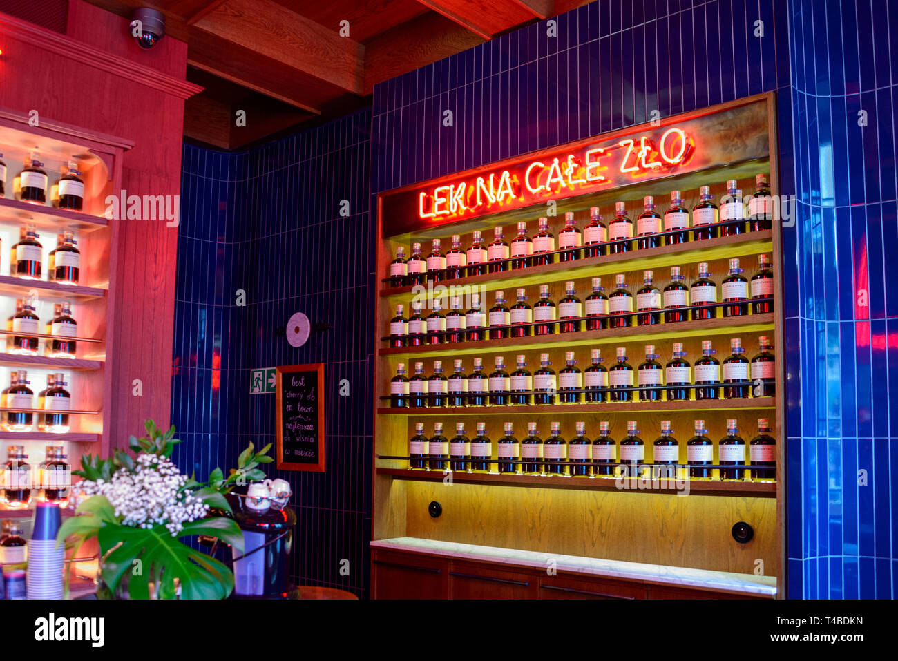 Kirschlikör Wisniewski, Bar, Danzig, Ostsee-autobahn, Polen ...