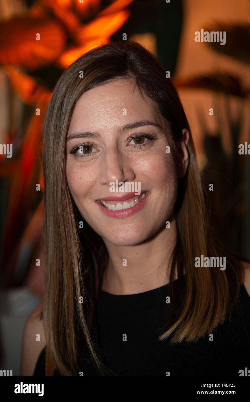 Köln, Deutschland. 11 Apr, 2019. Catherine VOGEL, Moderator, Portrait ...