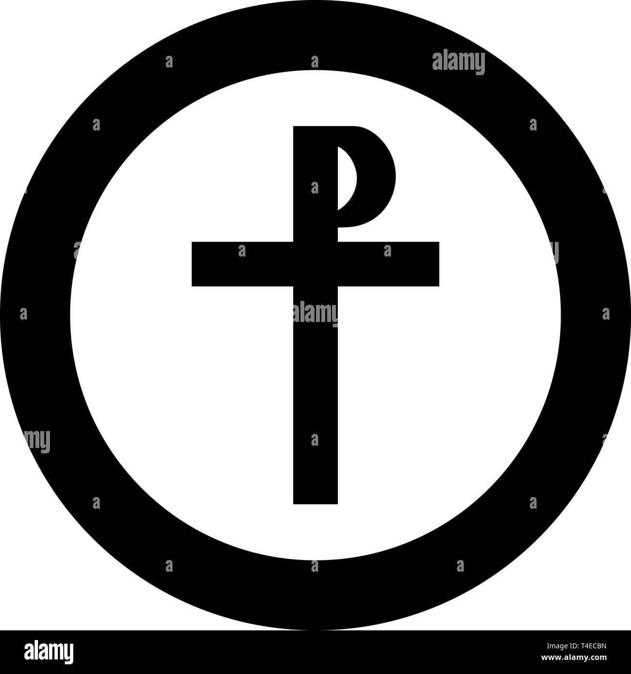 Kreuz Monogramm Rex zar Zar zar Symbol der sein Kreuz hl. Justin ...