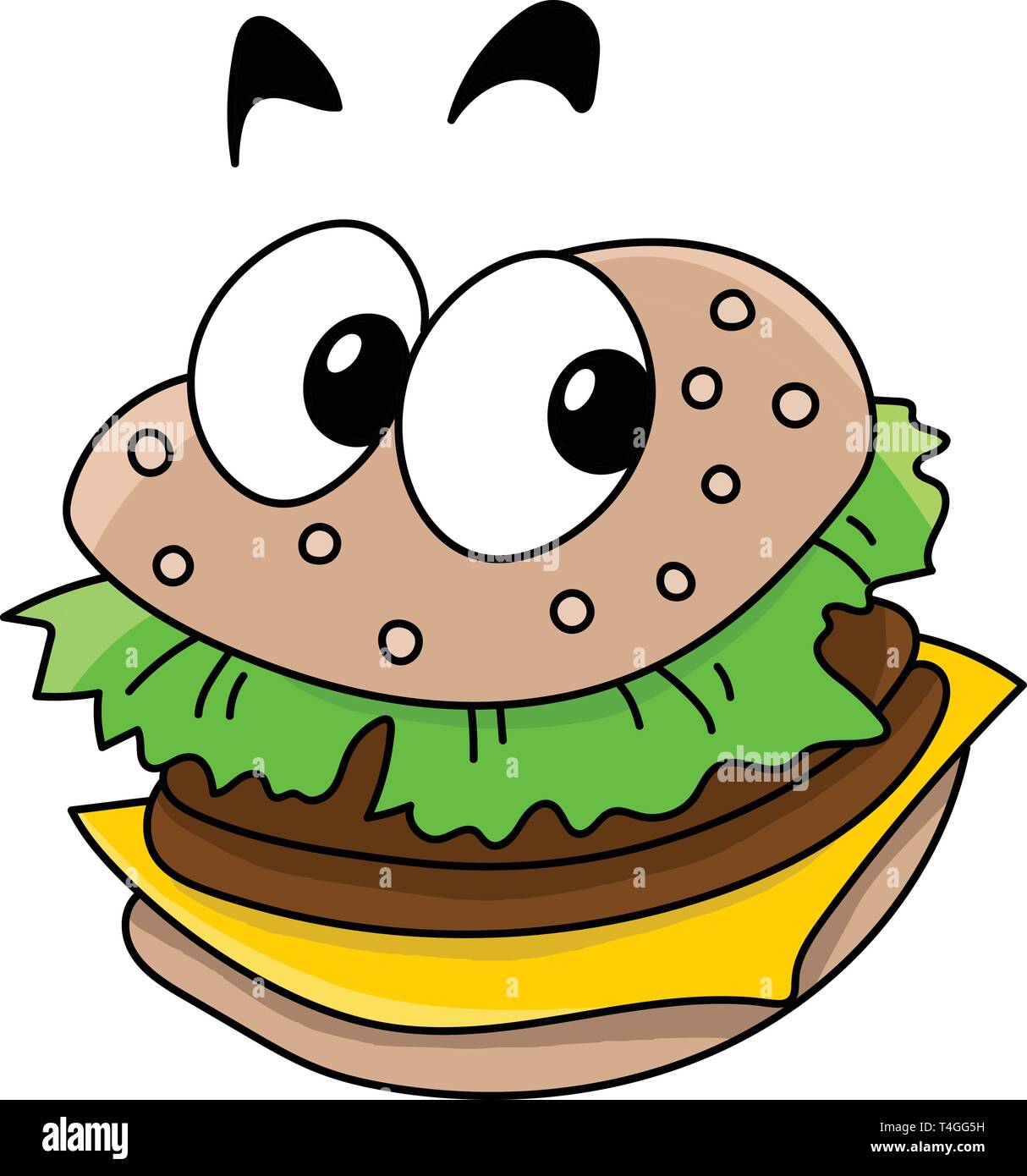 Cartoon lecker essen -Fotos und -Bildmaterial in hoher Auflösung – Alamy