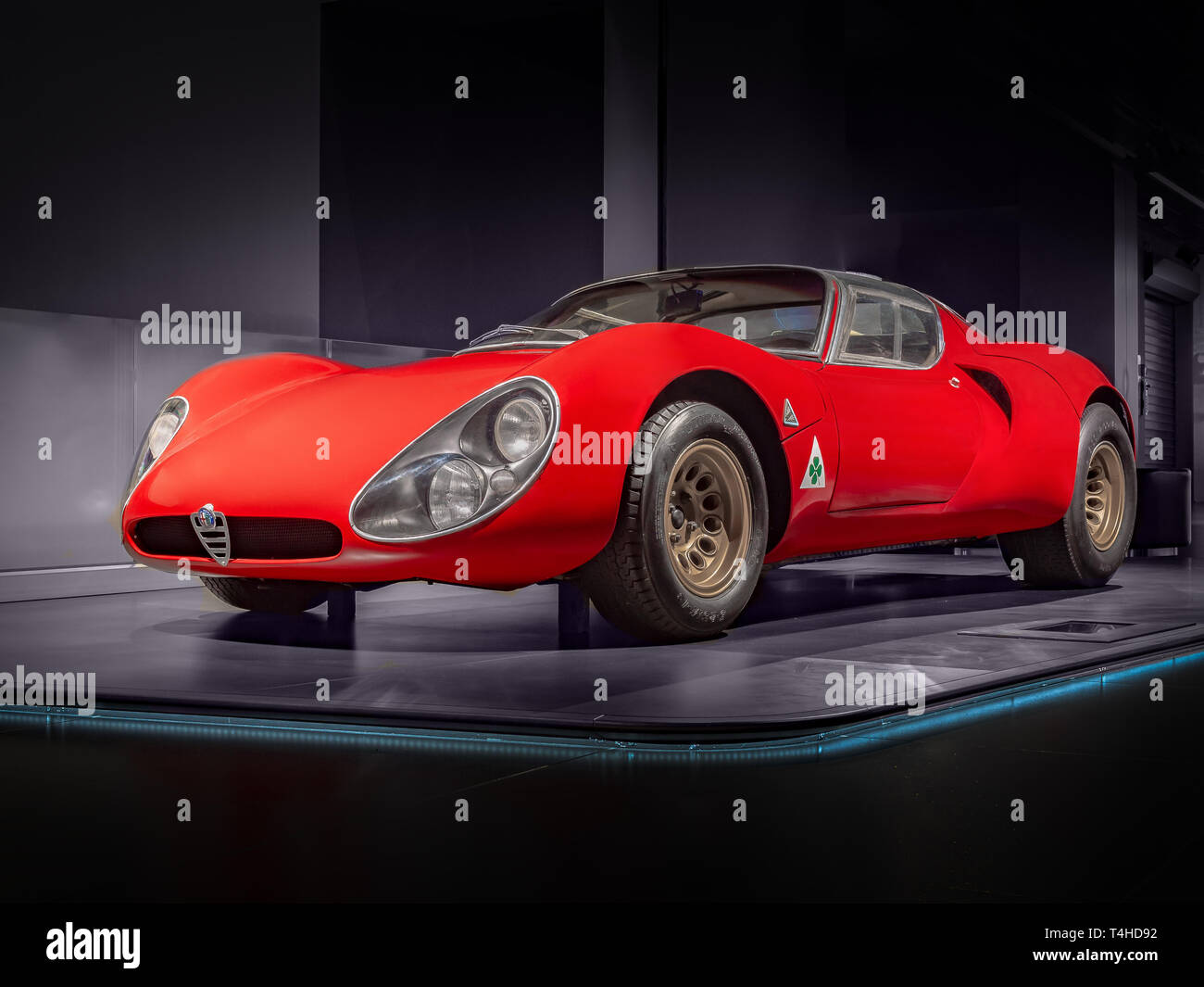 ARESE, ITALIEN - Februar 13, 2019: 1967 Alfa Romeo 33 Stradale ...