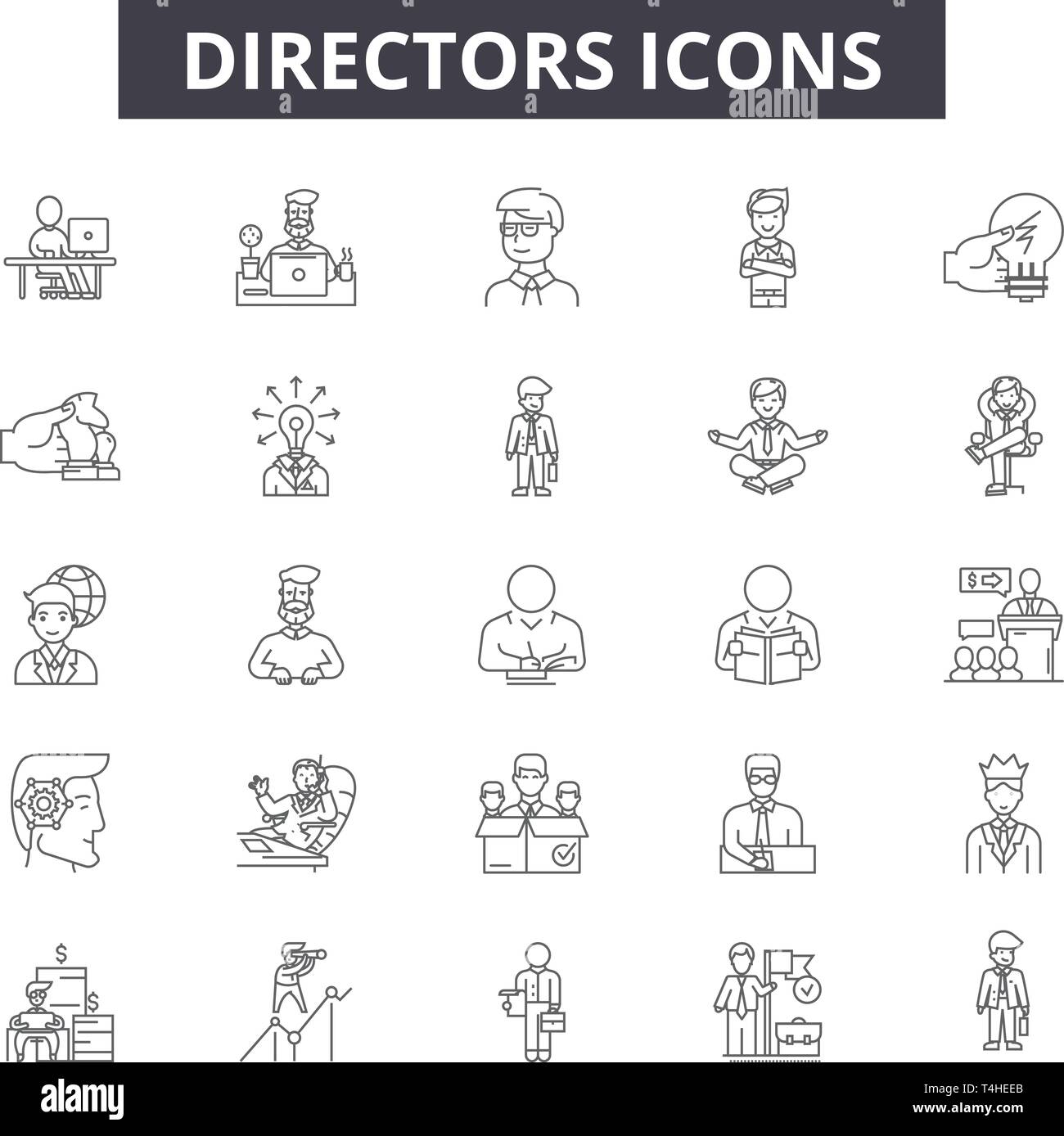 Piktogramm menschen geschäftsleitung -Fotos und -Bildmaterial in hoher ...