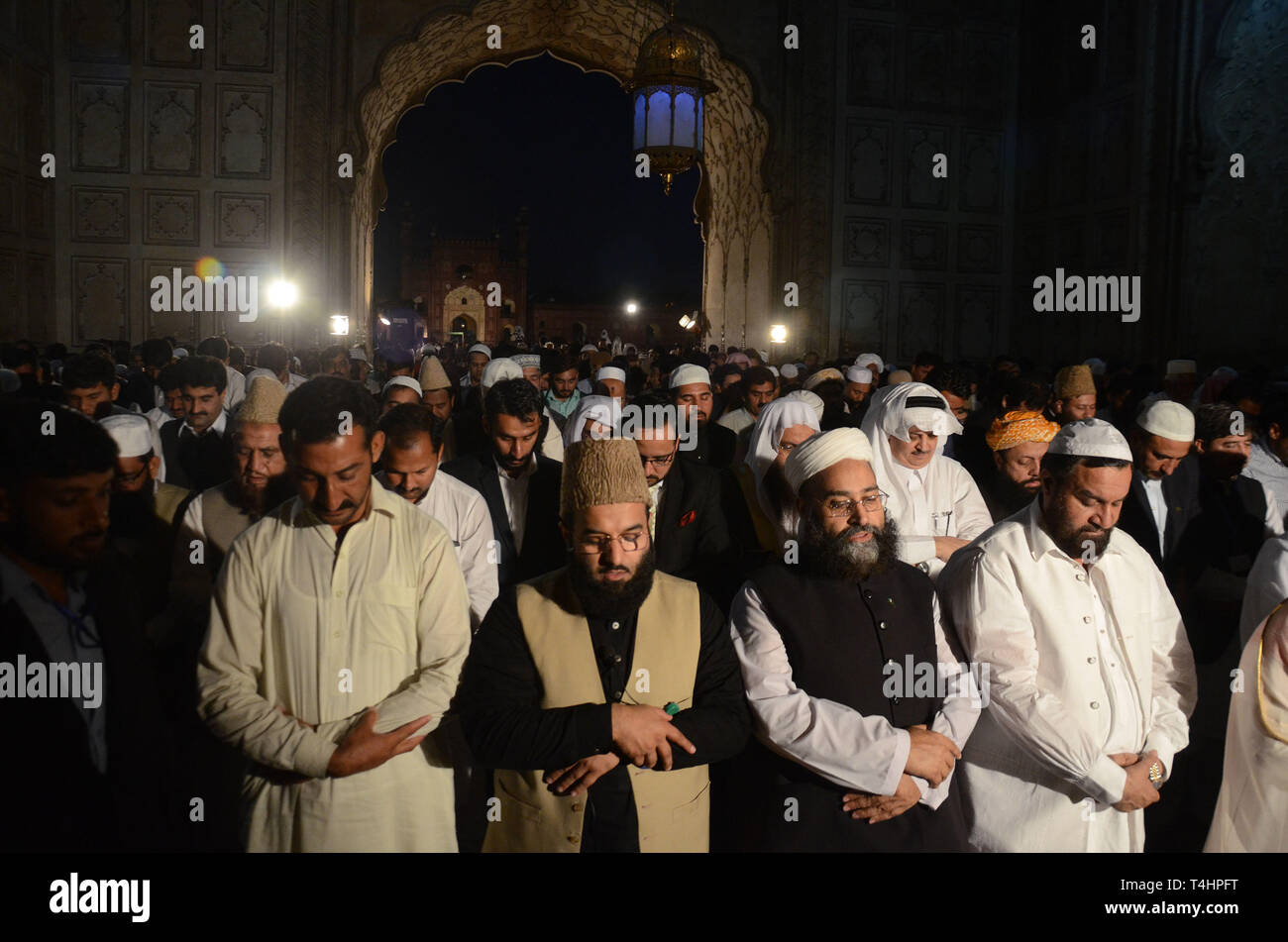 Lahore, Pakistan. 16 Apr, 2019. Imam - e - Kaaba, (Imam von Masjid Al ...
