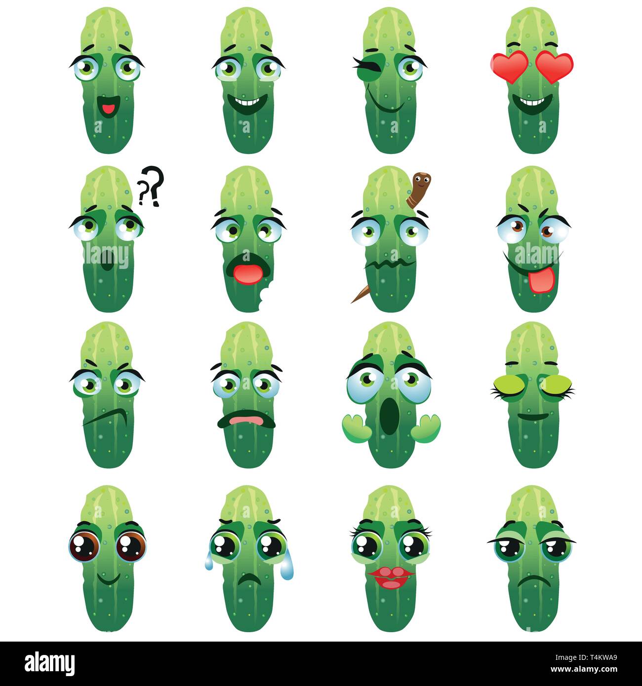 Emojis vektor vektoren Stock-Vektorgrafiken kaufen - Alamy