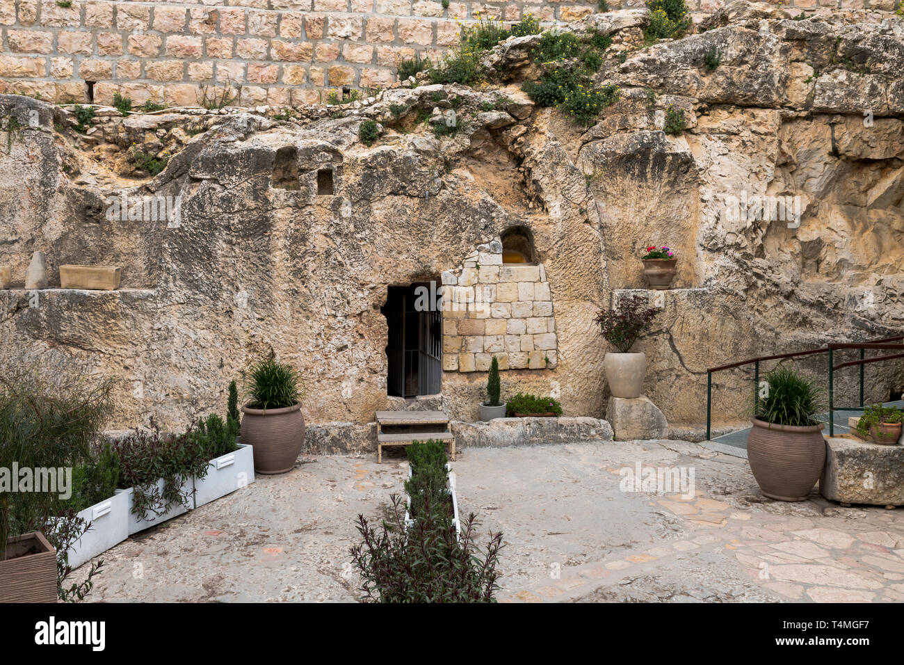 Ort der Auferstehung Jesu Christi in Jerusalem Israel, Ort, wo viele ...