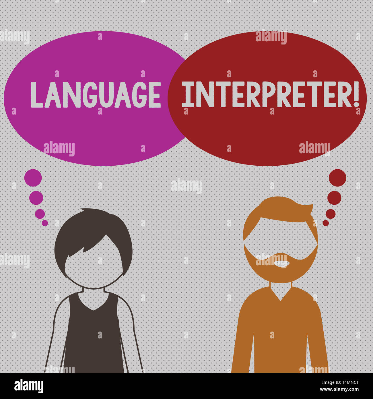 Zwei verschiedene sprachen -Fotos und -Bildmaterial in hoher Auflösung ...