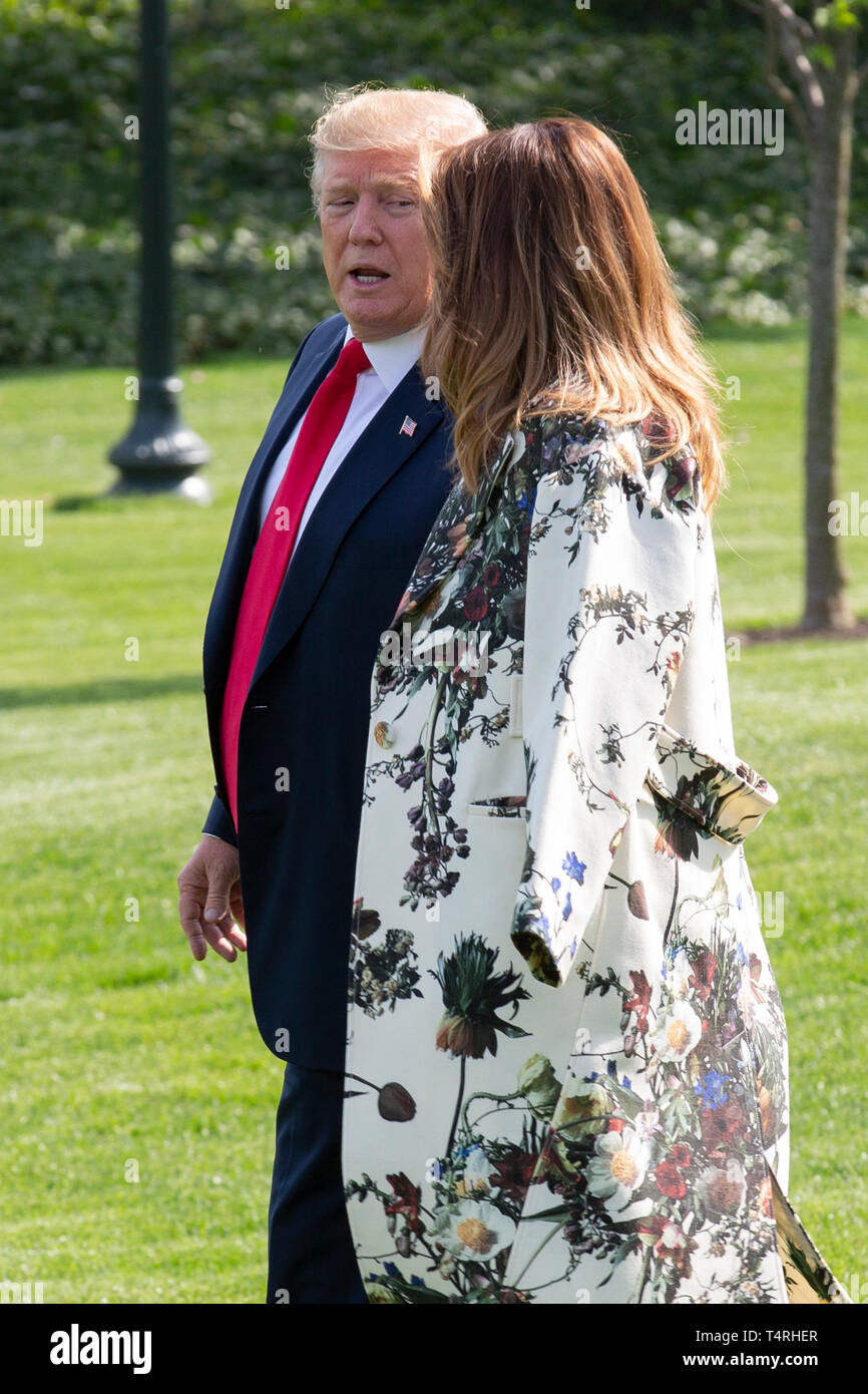 Präsidenten der Vereinigten Staaten Donald J. Trumpf und United States ...