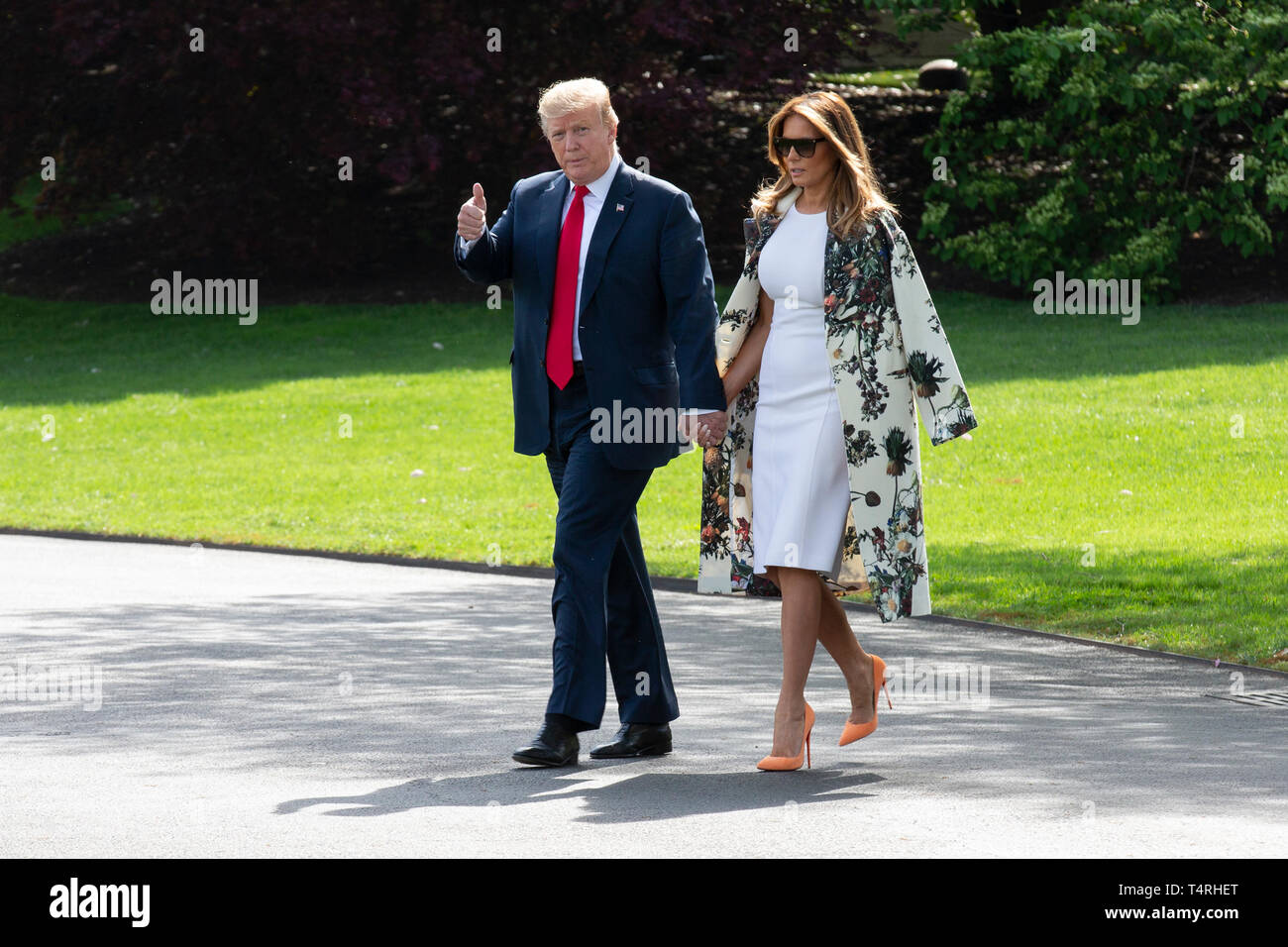 Präsidenten der Vereinigten Staaten Donald J. Trumpf und United States ...