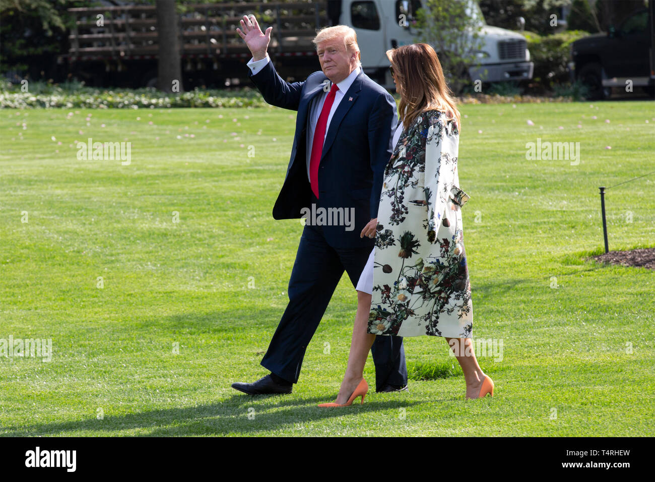 Präsidenten der Vereinigten Staaten Donald J. Trumpf und United States ...