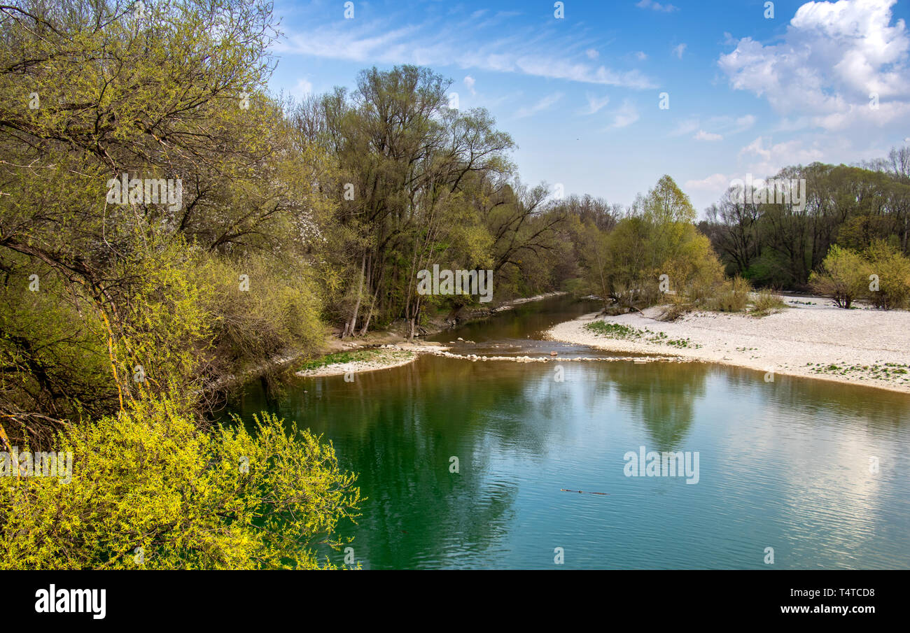 Flaucher at isar river -Fotos und -Bildmaterial in hoher Auflösung – Alamy