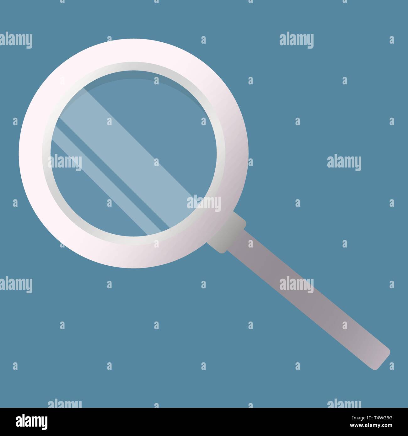 Lupe Vektor Vektoren Freigestellt Stockfotos und -bilder Kaufen - Alamy