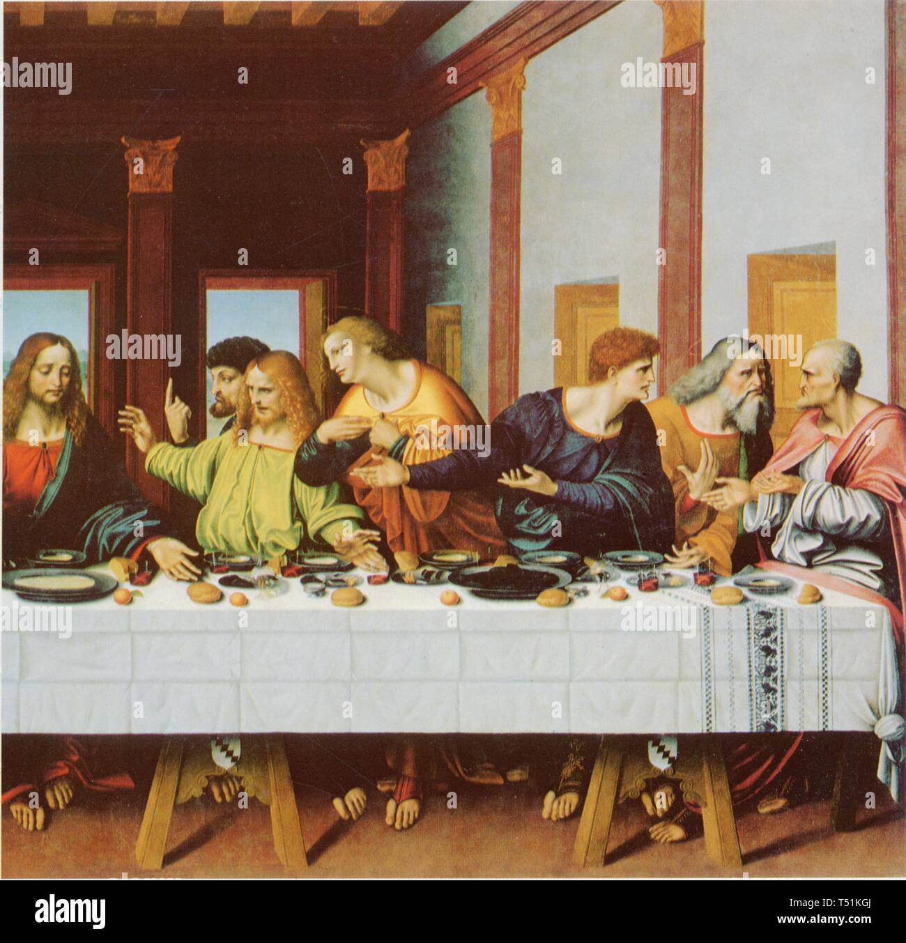 Last supper (detail) Stockfotos und -bilder Kaufen - Alamy