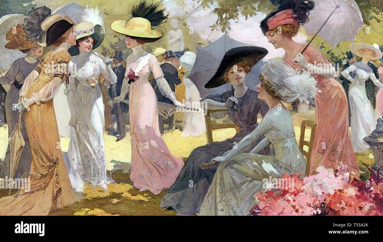 GARDEN PARTY über 1900 Stockfotografie - Alamy