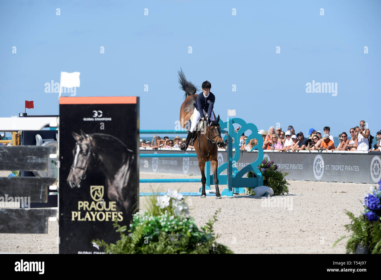 Miami, USA. 20 Apr, 2019. Athina Onassis an der Longines Global ...