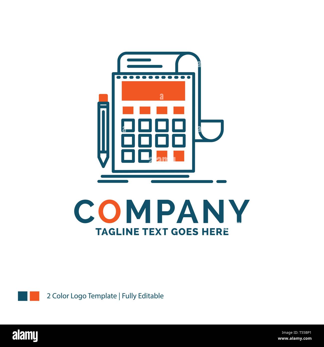 Calculator logo Stock-Vektorgrafiken kaufen - Alamy