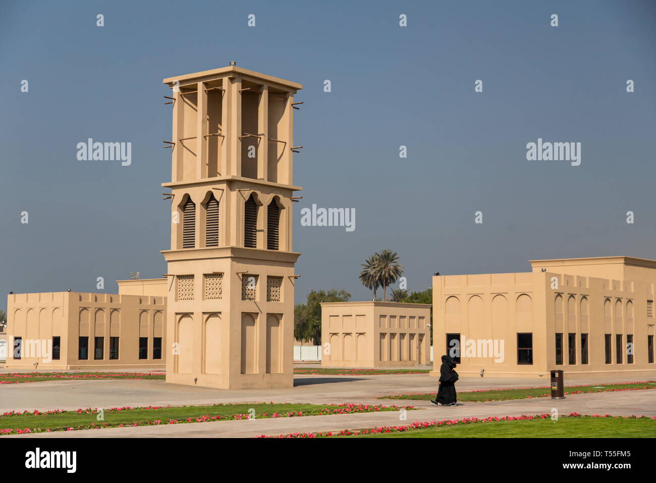 UAE, Dubai, Deira Altstadt, windturm Stockfotografie - Alamy
