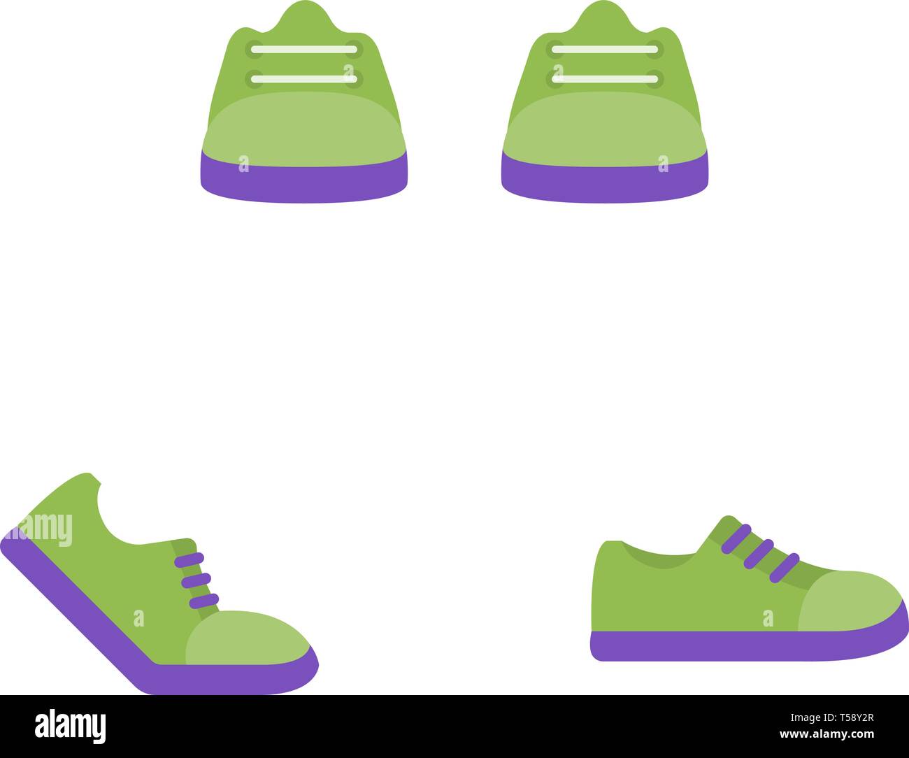 Turnschuhe trainer Stock-Vektorgrafiken kaufen - Alamy